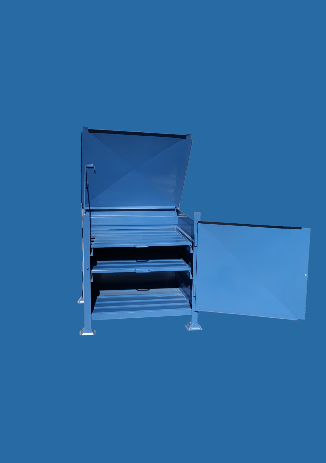 Stackable Steel Bins